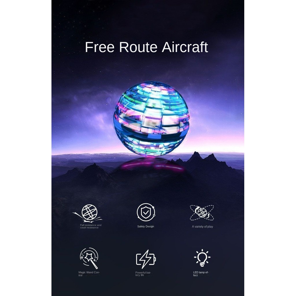 Smart Inductive Flying Gyroscope Ball Toy for Kids Boys and Girls ...