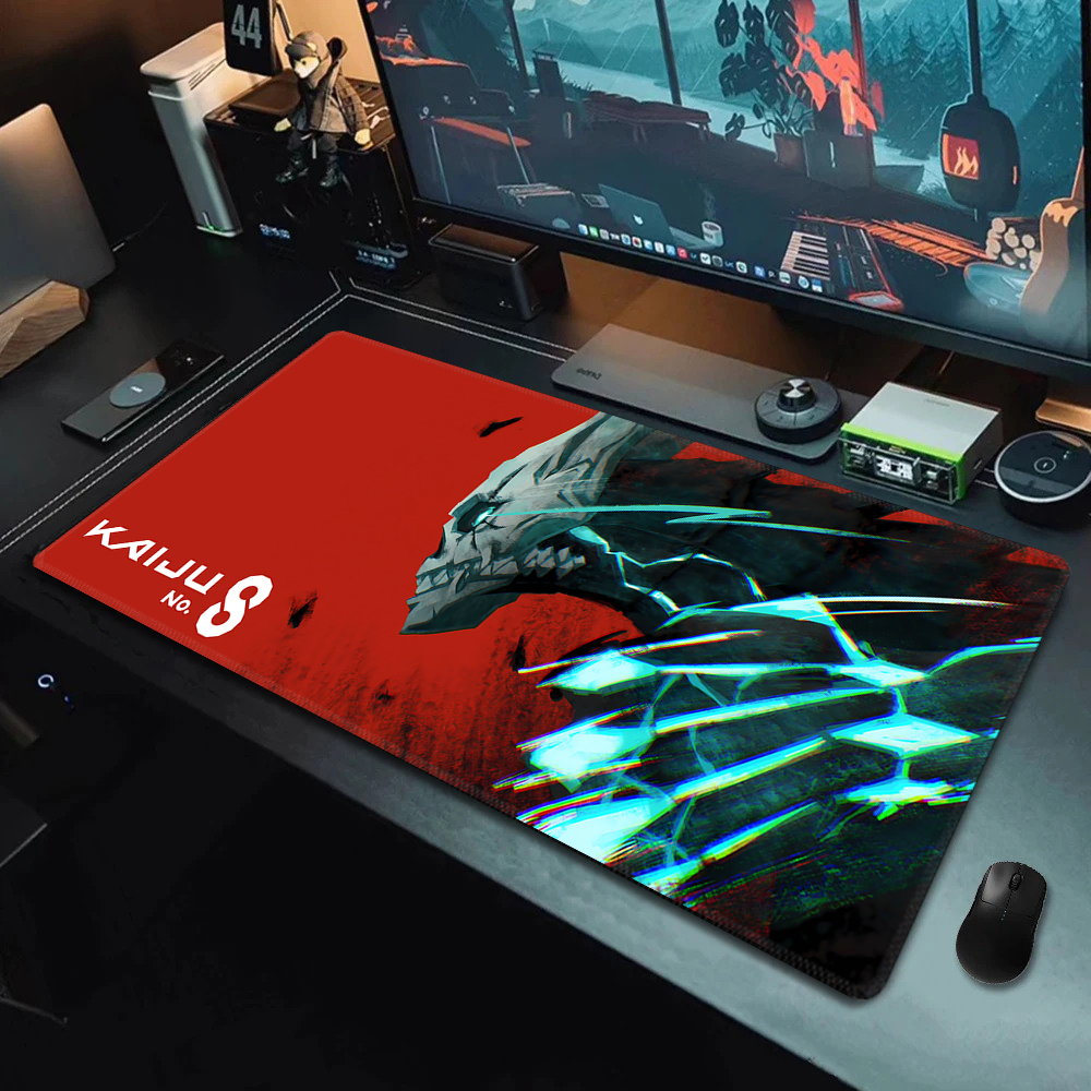 Mouse Pad Gaming Desk Mat Kaiju No. 8 Waterproof Anti-Slip Mousepad ...