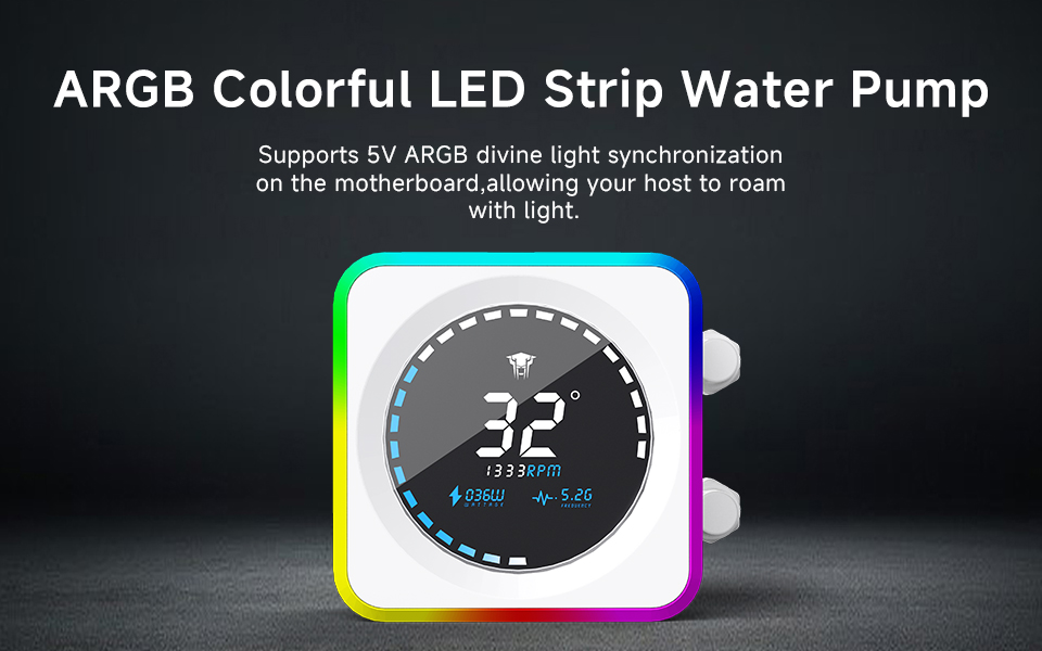 Jungle Leopard AstroBeat Digital CPU Aio Cooler 240mm 360mm 5V 3PIN ...