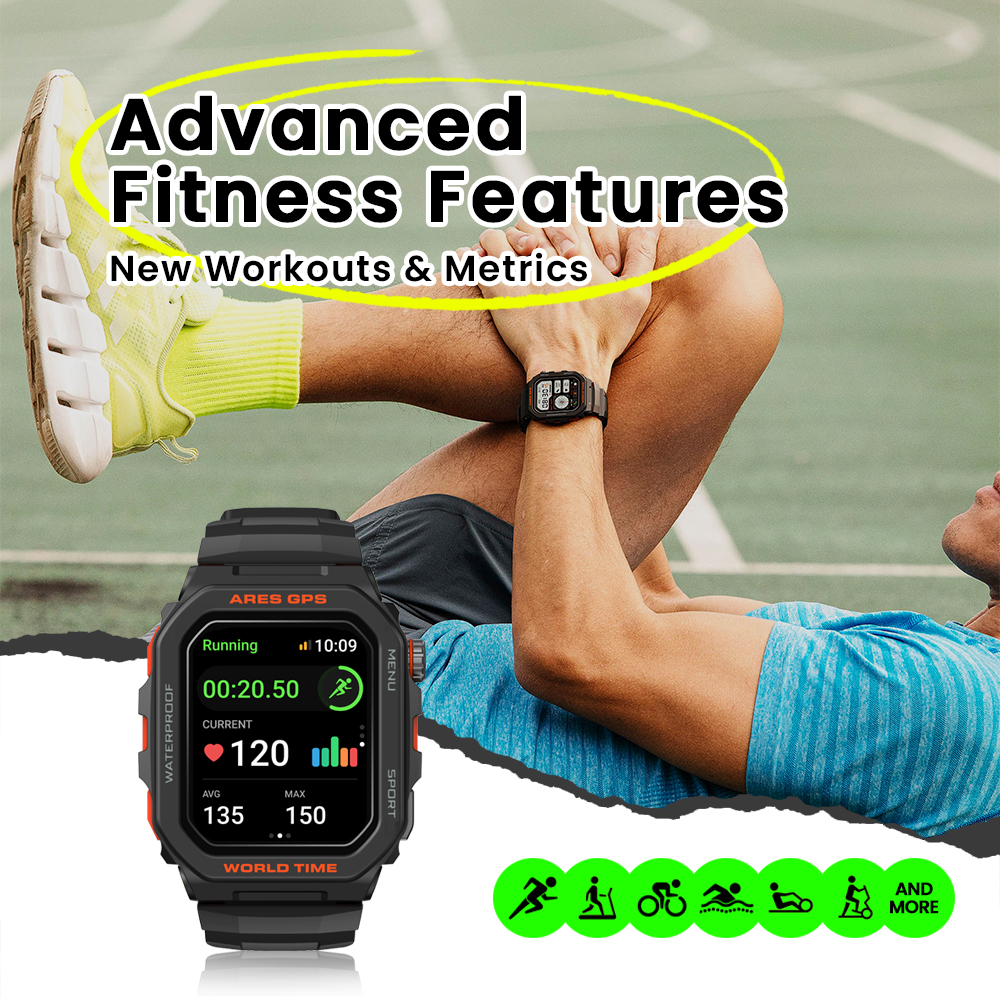 [World Premiere] New GPS Smart Watch Connect with Strava Built-in Alexa ...