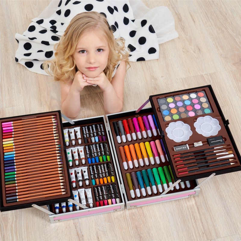 145 Pieces Coloring set Painting Set Colored Pencil Art Supplies Set ...