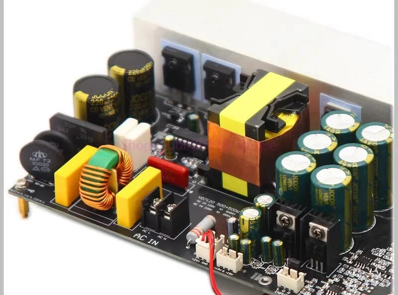 New High-power Class D digital amplifier board YD1000W, two-channel ...