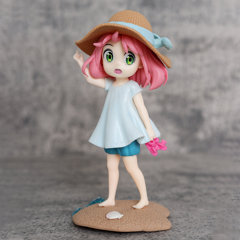 17.5cm SPY×FAMILY Anime Figure Beach Anya Forger Computer Case ...