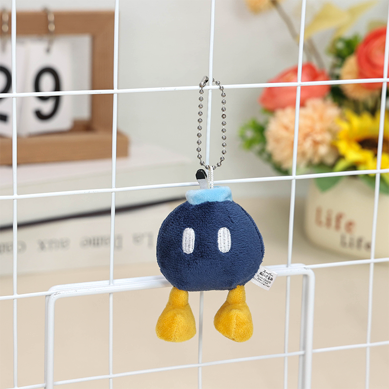 9 Style Game Super Mario Bros. Plush Toys Key Chain Yoshi Red Koopa ...