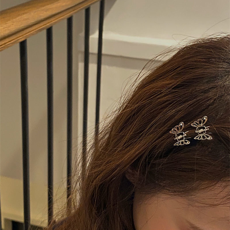 10pcs/butterfly Metal Grab Clip Does Not Hurt Hair Broken Hair Clip ...