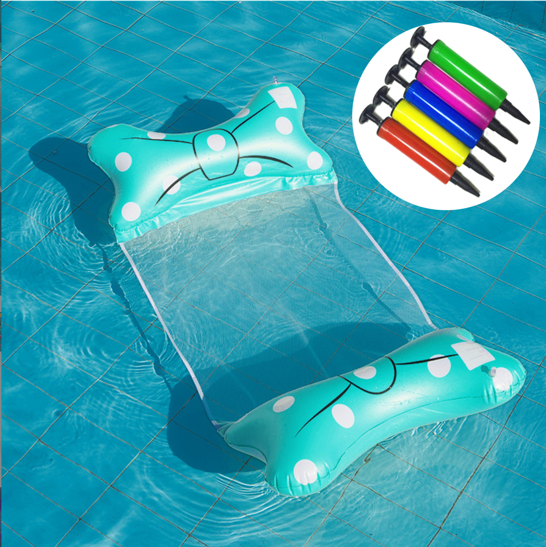 Floating Water Hammock Inflatable Floating Bed Pool Party Toy Chair ...