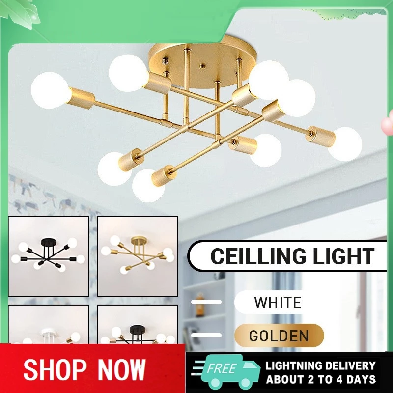 Nordic LED Ceiling Light Ceiling Lamp Chandelier for Living Room ...