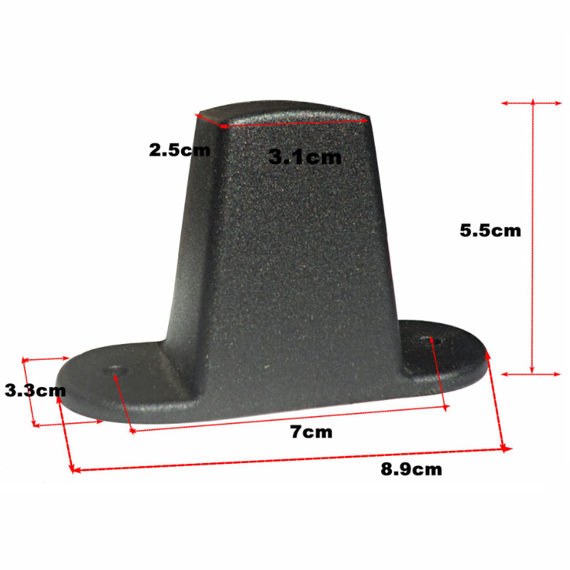 Luggage Bottom Studs Suitcase Foot Black Suitcase Stand Feet Luggage ...