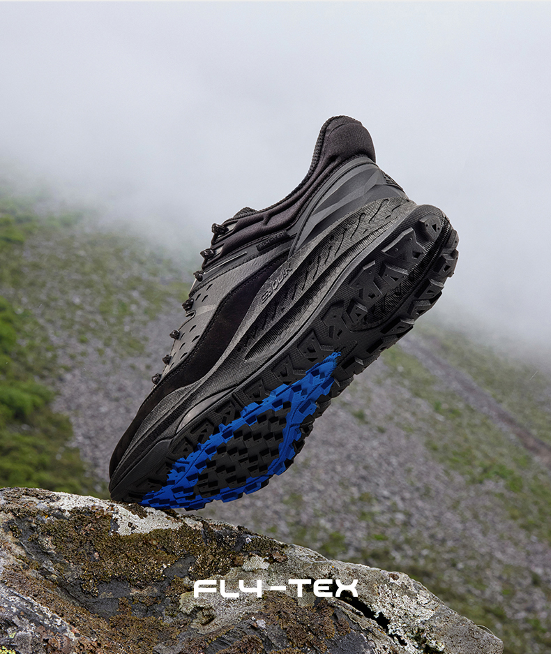 361 Degrees Wuxia Rainblock Men Running Shoes Waterproof Cushioning ...