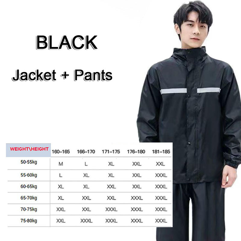 GOTURE Rain Coat Set For Motorcycle Bicycle Outdoor Waterproof Raincoat ...