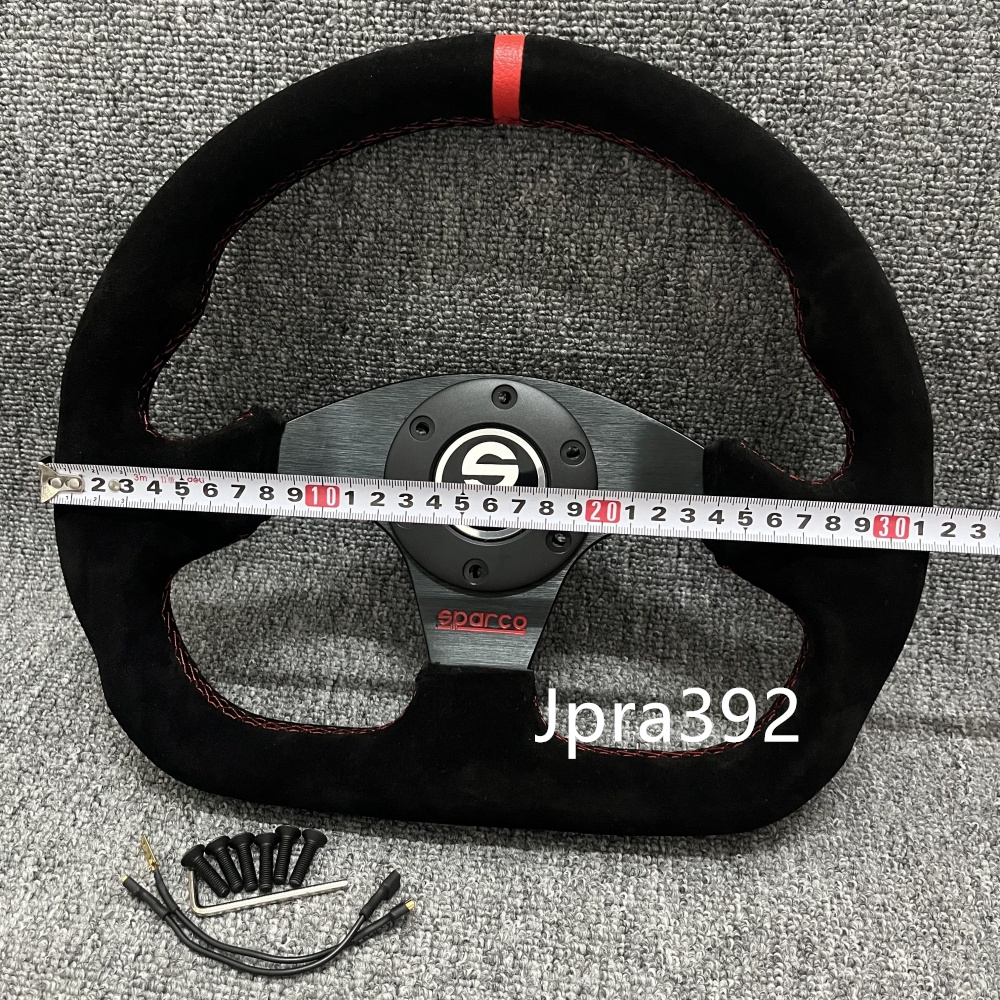 Spc D-shaped suede steering wheel 13"/320mm universal | Shopee Philippines