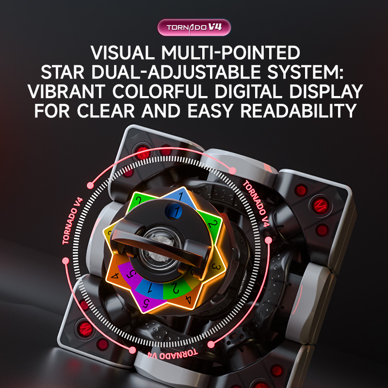 Qiyi X Man Tornado V4 M Pioneer UV 3x3 Magnetic Cube Tornado V4M ...