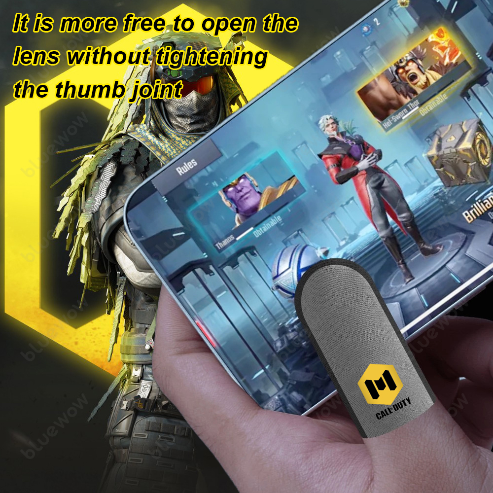 BlueWow【CODM】Game Finger Sleeve Double Hand Fingertips Anti Slip Magic ...