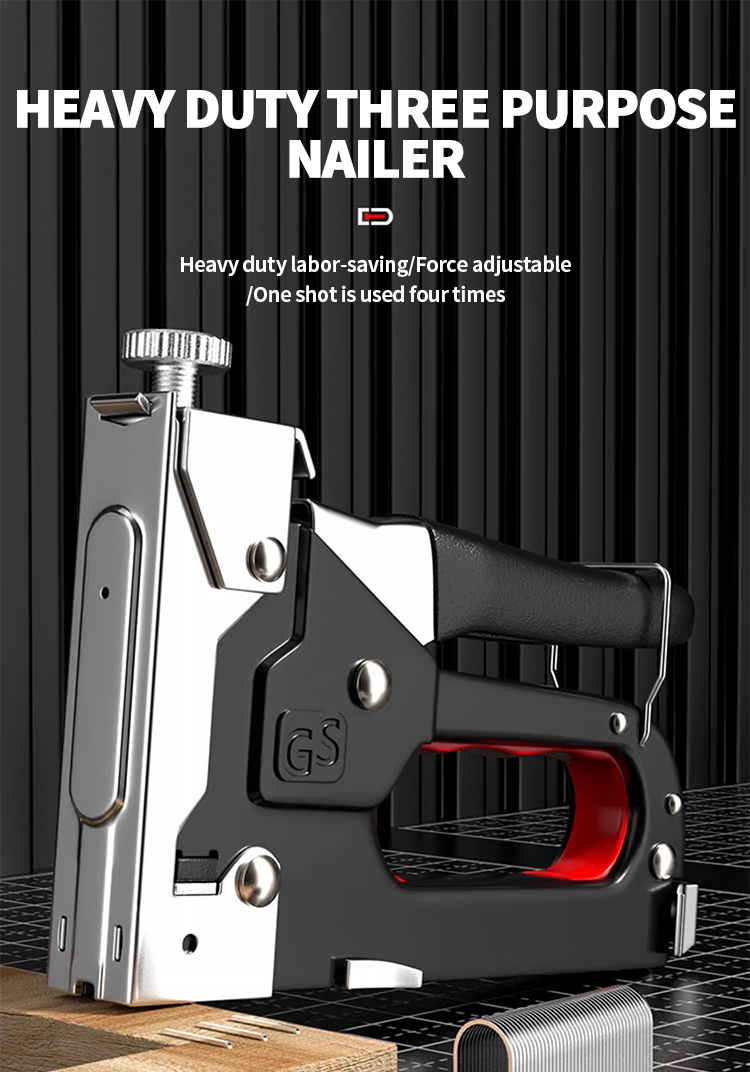 【12H ship】3 In 1 Nail Gun DIY Furniture Construction Stapler Upholstery ...