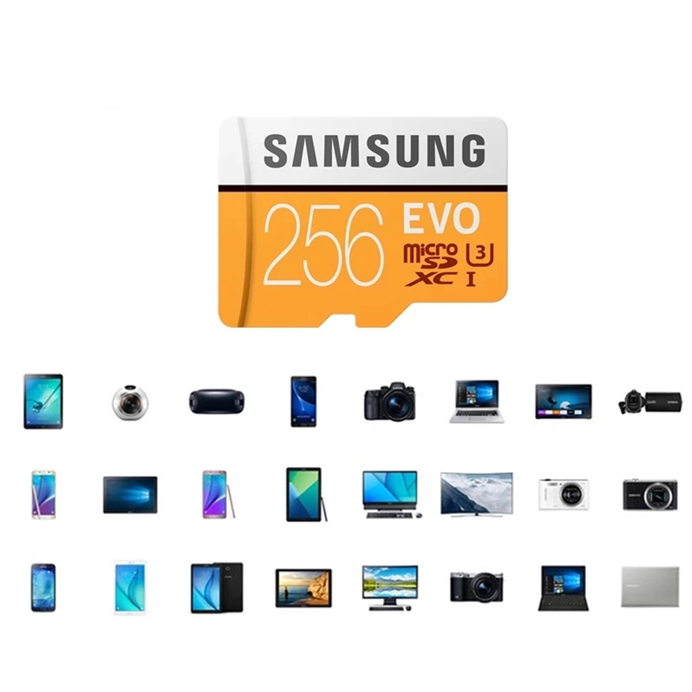 Samsung Memory Card 512GB 256GB 128GB U3 Class 10 TF/SD Card 64GB 32GB ...