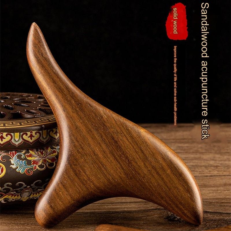 Wood Trigger Point Massager Sandalwood Professional Triangle Massage ...