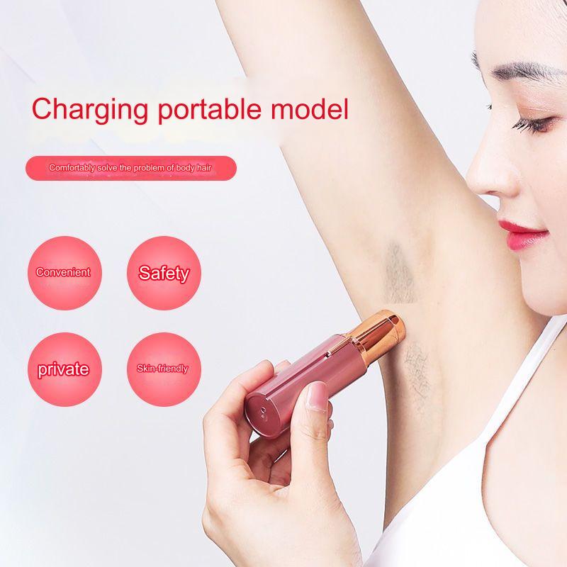 Electric Shaver Women's Armpits Hair Removal USB Fast Charging Portable ...