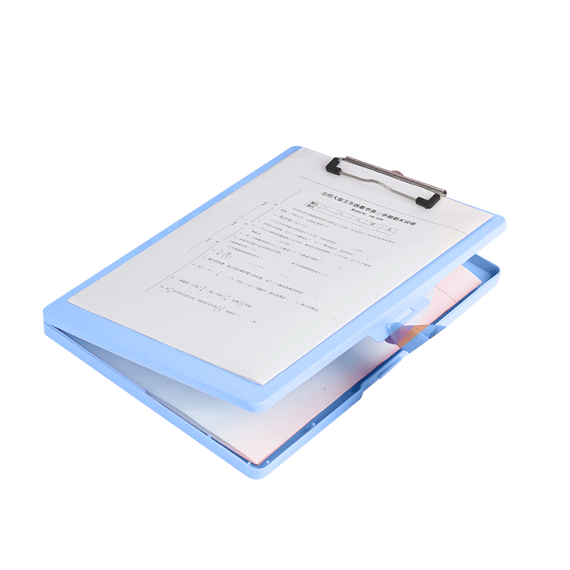 2 in 1 Clipboard with storage A4 file case with clipboard folder office ...