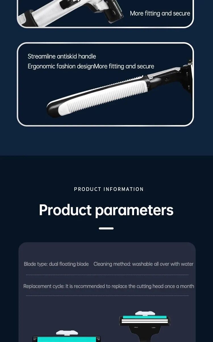 Imported Razor Manual Razor Original Sharp Speed 2-Layer Blade Men's ...