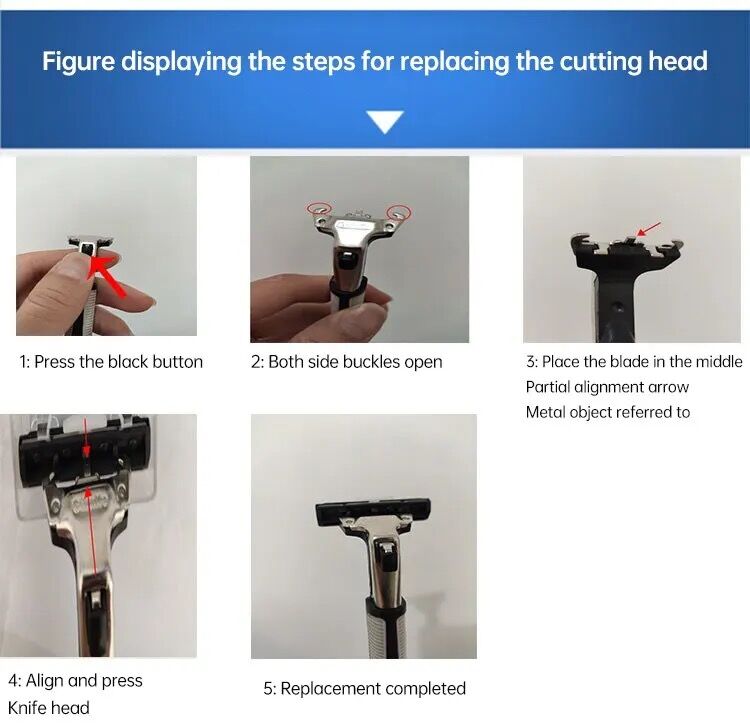 Imported Razor Manual Razor Original Sharp Speed 2-Layer Blade Men's ...