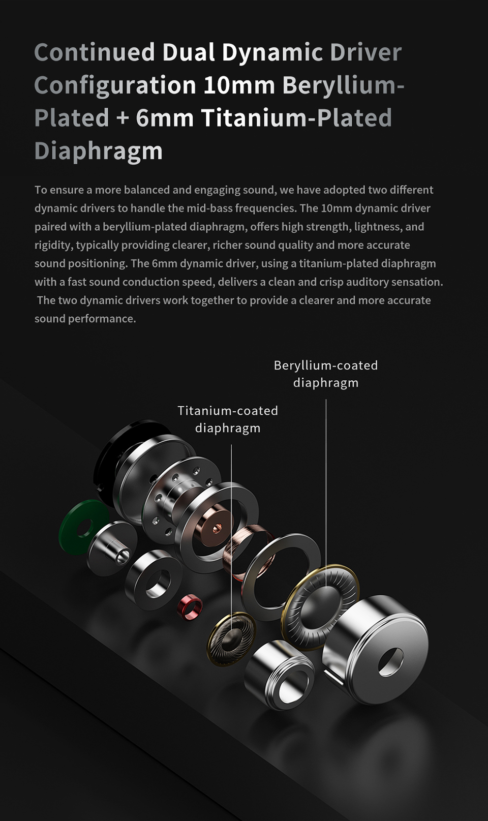 TRN V10 Pro In-Ear Earphones 2DD+2BA Hybrid Unit With Noise Cancelling ...