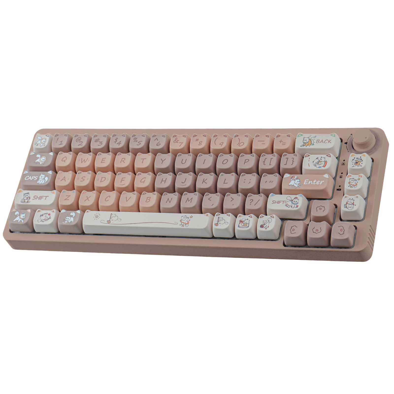 Naughty Cat keycaps 142 Keys keycaps MOA Profile DYE-SUB Personalized ...