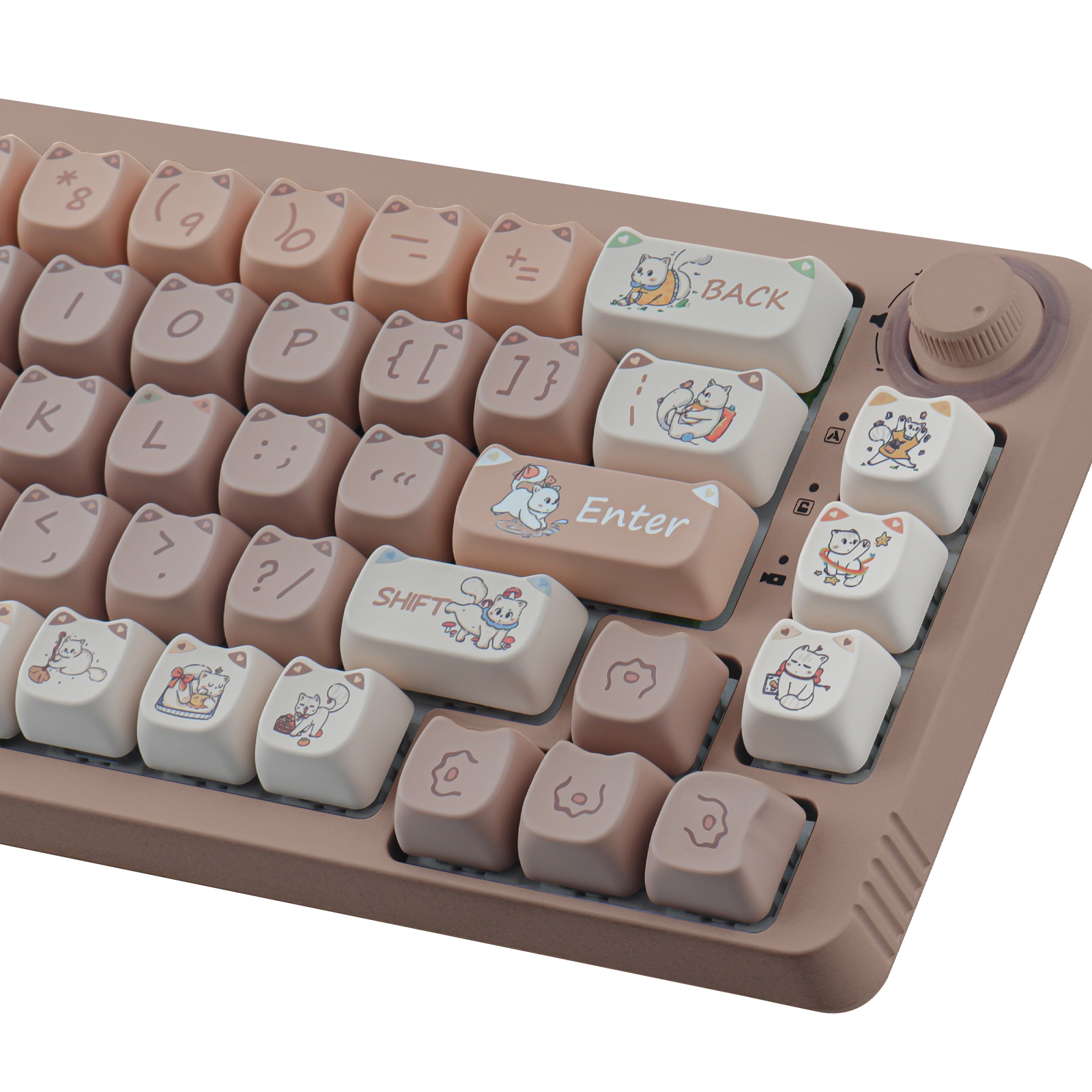 Naughty Cat keycaps 142 Keys keycaps MOA Profile DYE-SUB Personalized ...