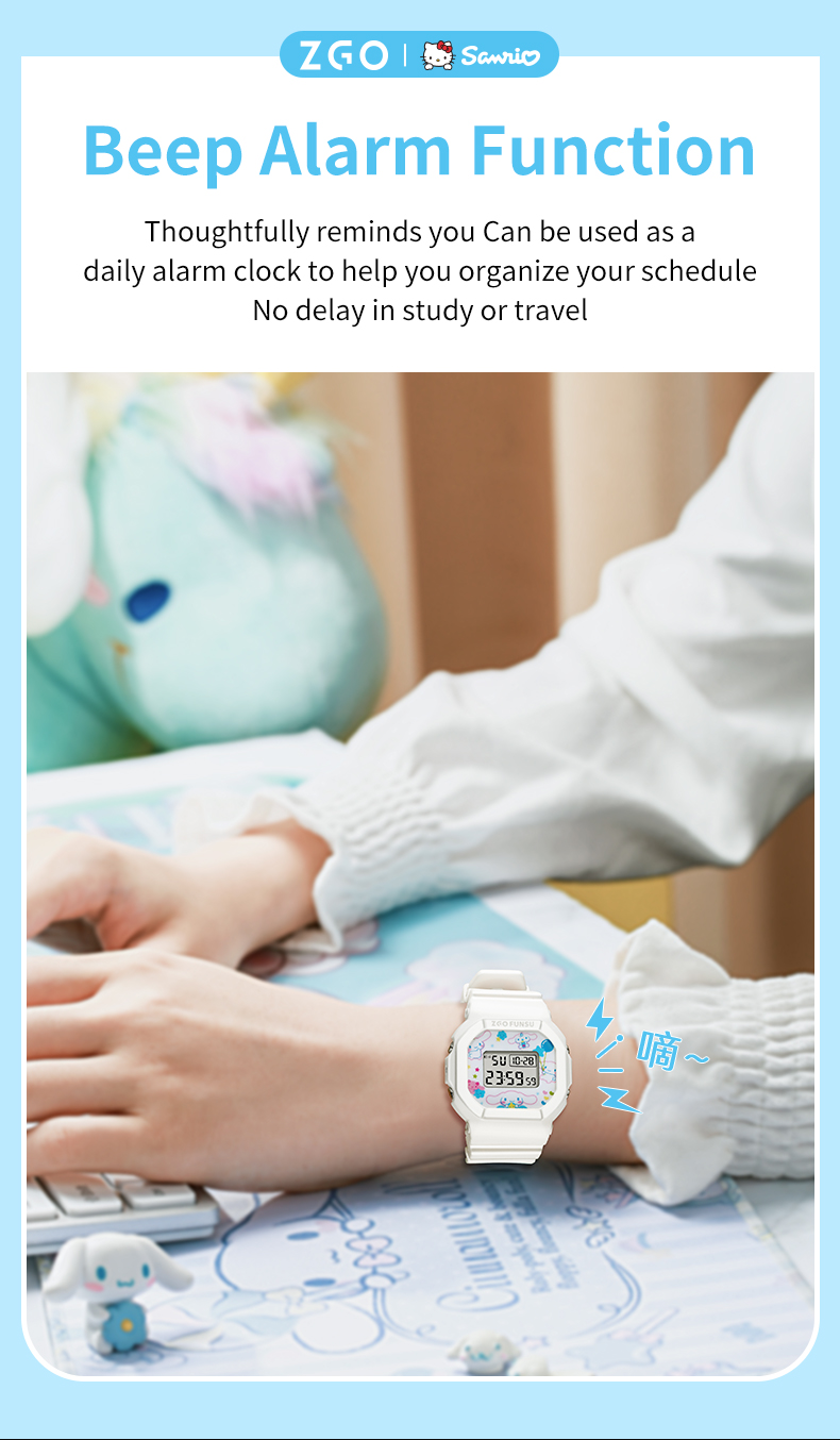 ZGO x Sanrio Cinnamoroll Watch For Kids Girls Boys Electronic ...