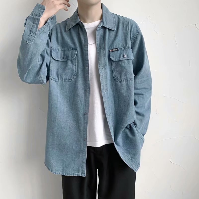 Local Shipping COD Men's Denim Jacket for men's denim good quality ...