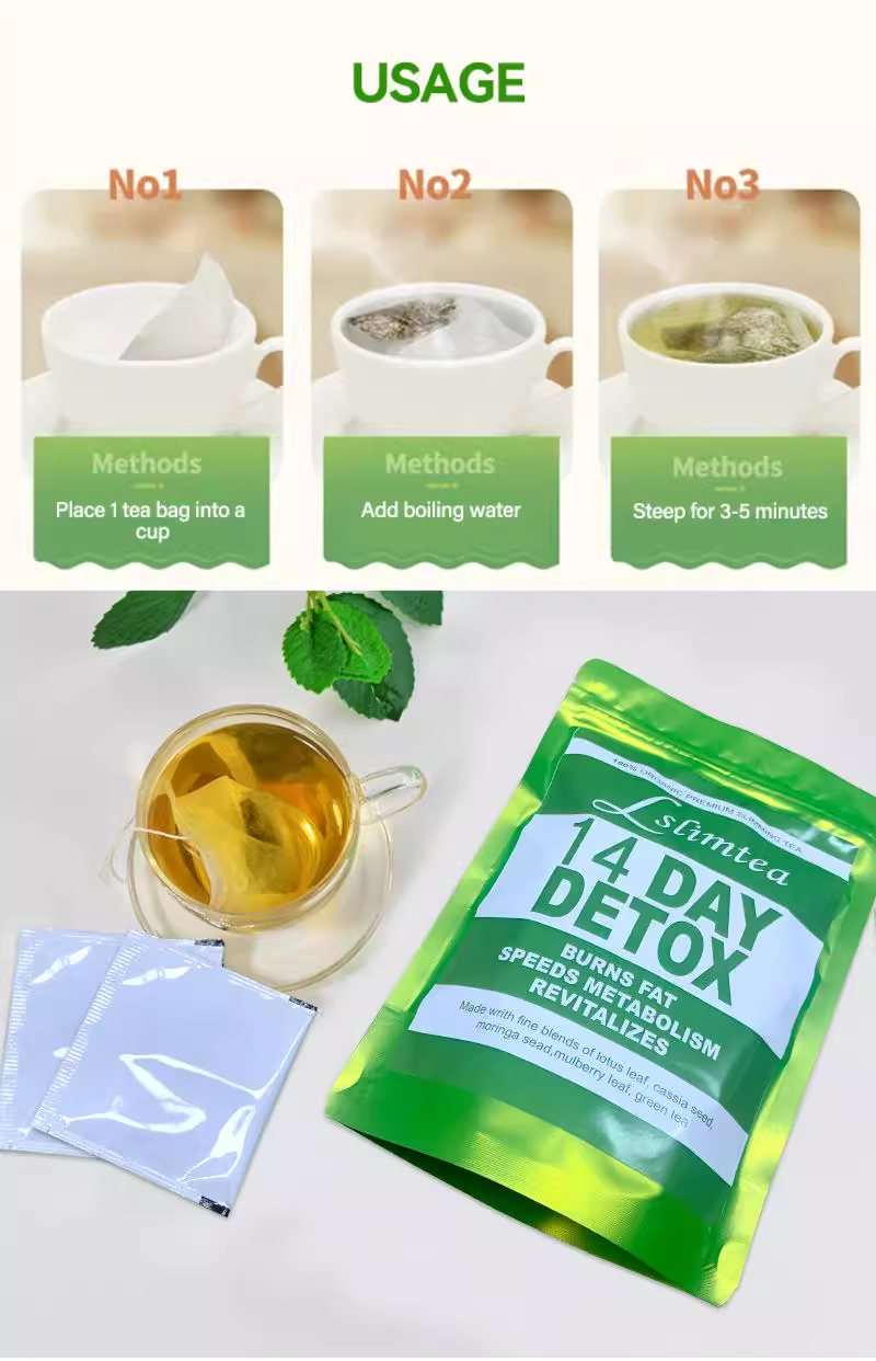 14 DAY DETOX Beauty-Slimming Tea Weight Loss Body Shaped Deatox Diet ...