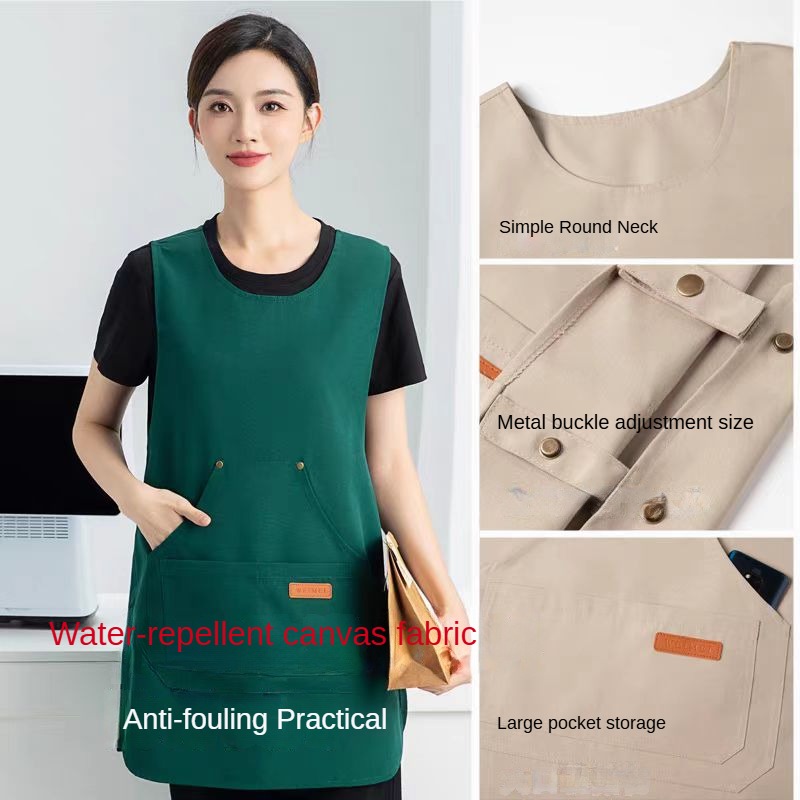 Ready Stock Waterproof apron men's vest style apron custom logo ...