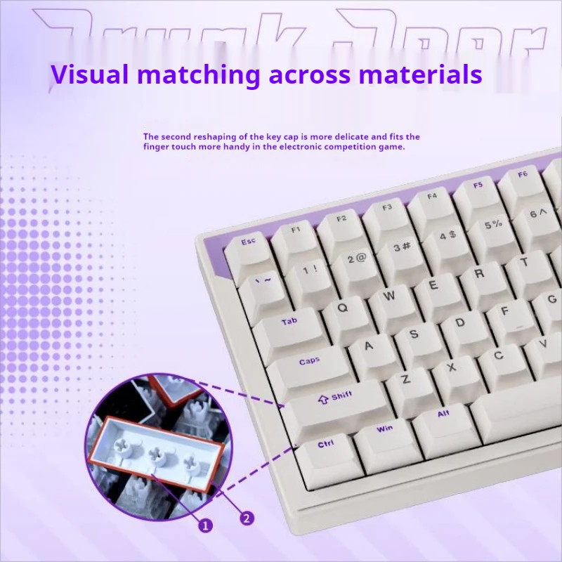 DrunkDeer G75 wired adjustable key range magnetic axis gaming keyboard ...