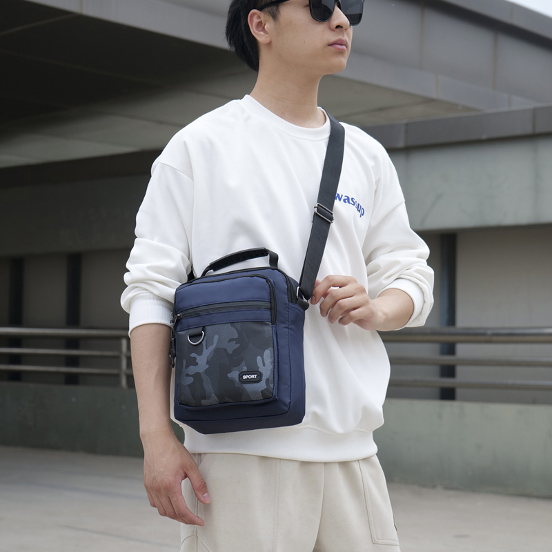 New Men's Shoulder Bag Fashion Large Capacity Multifunctional Messenger ...