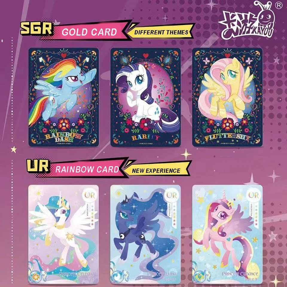 My Little Pony Card No.6 pinkie pie fluttershy Rare SC/SGR/LSR/UR Girls ...