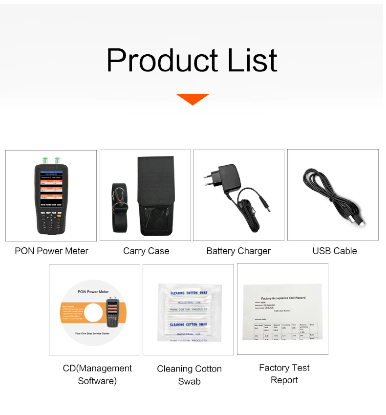 ⭐⭐⭐TM70B Handheld PON Fiber Optical Power Meter APC 1310/1490/1550nm ...