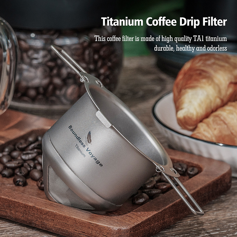 Boundless Voyage Titanium Coffee Mesh Filter Pour Over Paperless Coffee ...