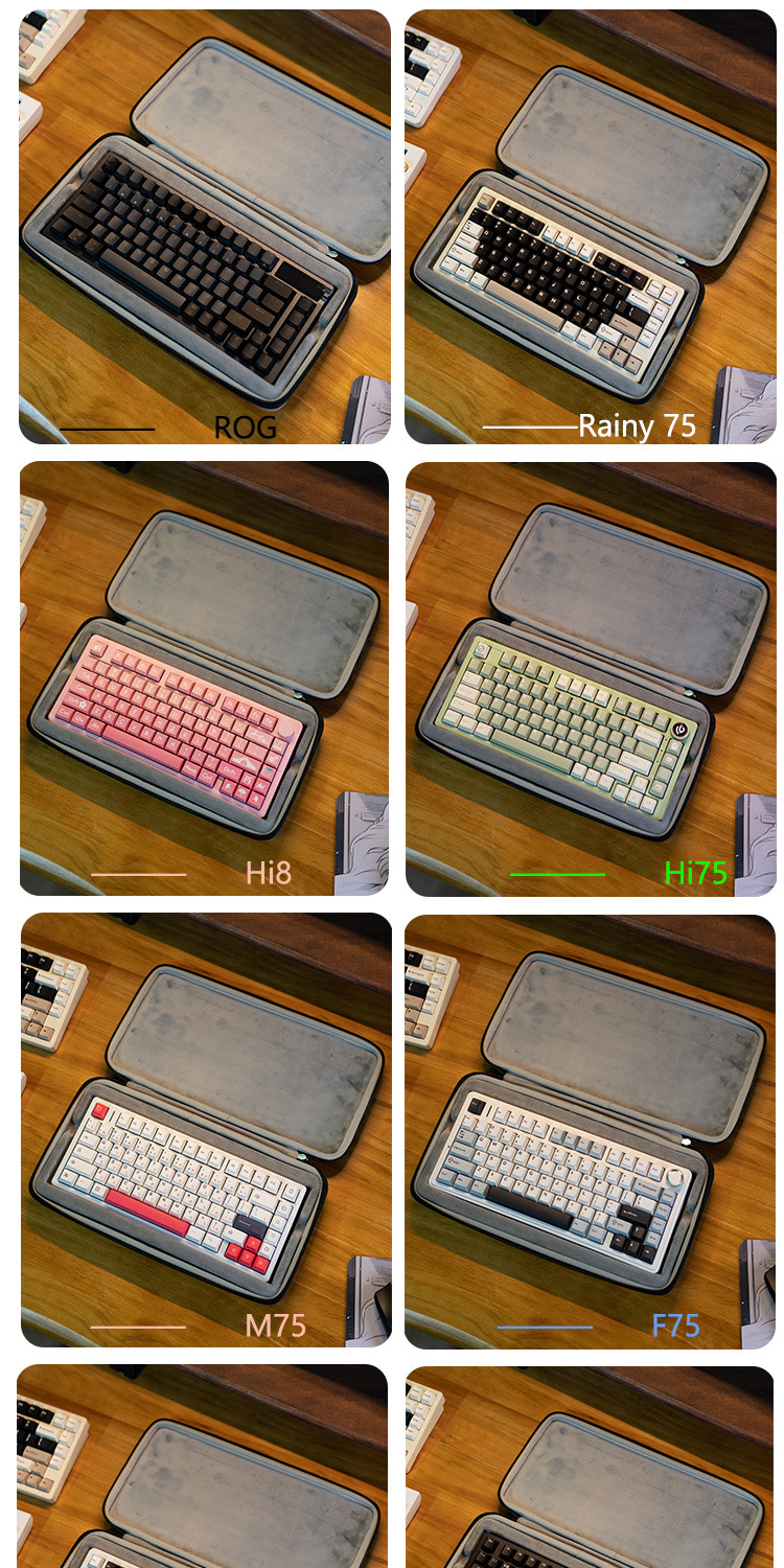 75% Layout Keyboard Carrying Case Customized Mechanical Keyboard ...