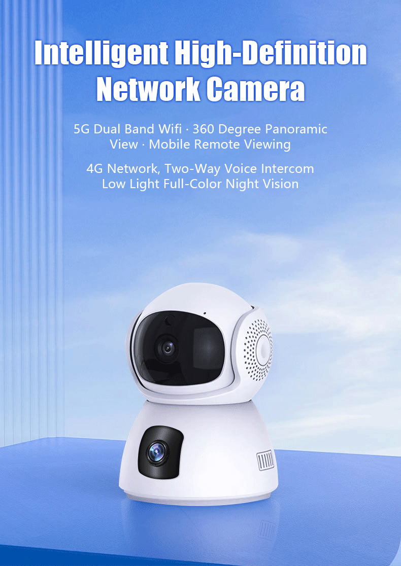 YOOSEE A12 Dual Lens CCTV 4MP 360° No Dead Angle Mobile Phone Remote ...