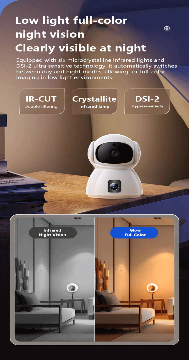 YOOSEE A12 Dual Lens CCTV 4MP 360° No Dead Angle Mobile Phone Remote ...