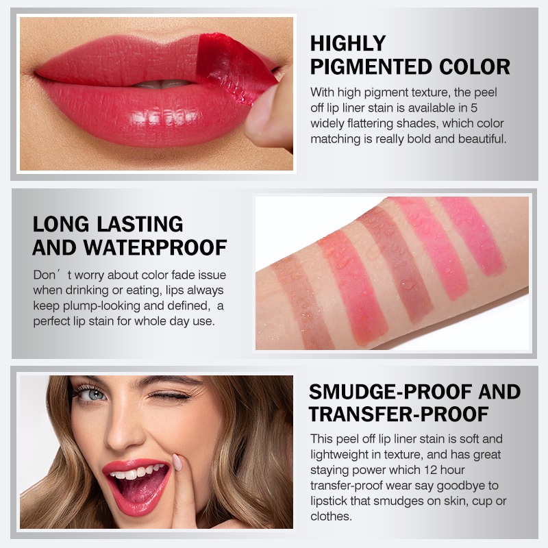 【Buy 2 at ₱329】【Buy 3 at ₱459】KIMUSE Peel Off Lip Liner Stain 12 Hours ...