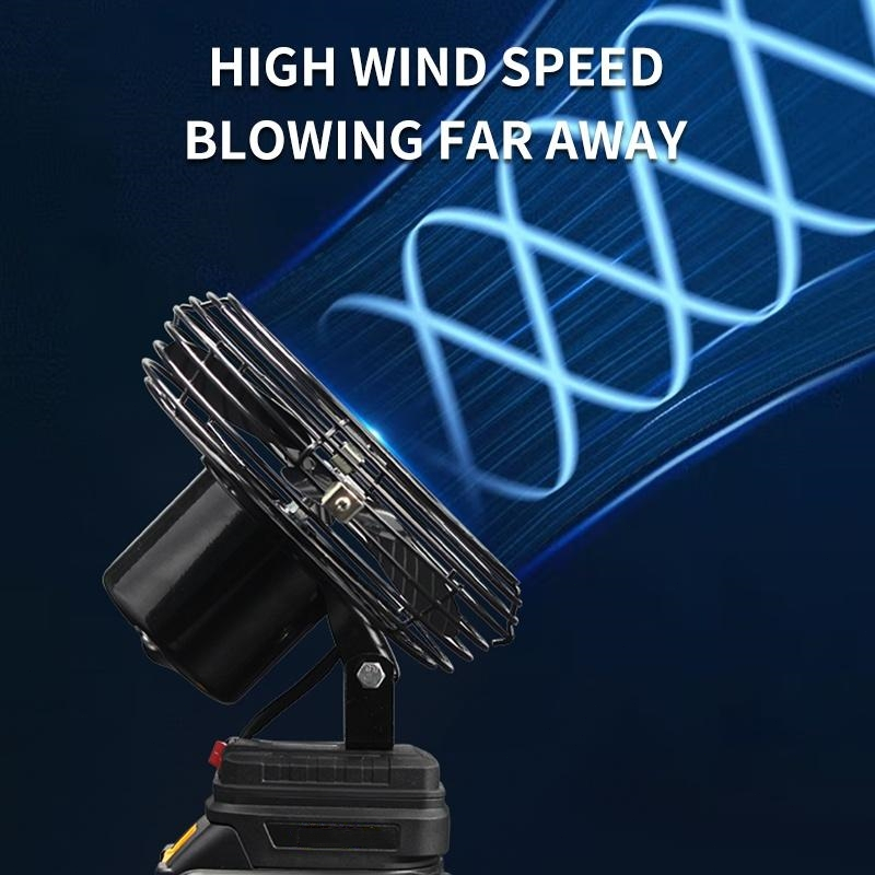 SOARFLY 8 Inch Cordless Fan Portable Fan High Power Outdoor Fan ...
