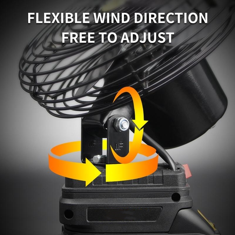 SOARFLY 8 Inch Cordless Fan Portable Fan High Power Outdoor Fan ...