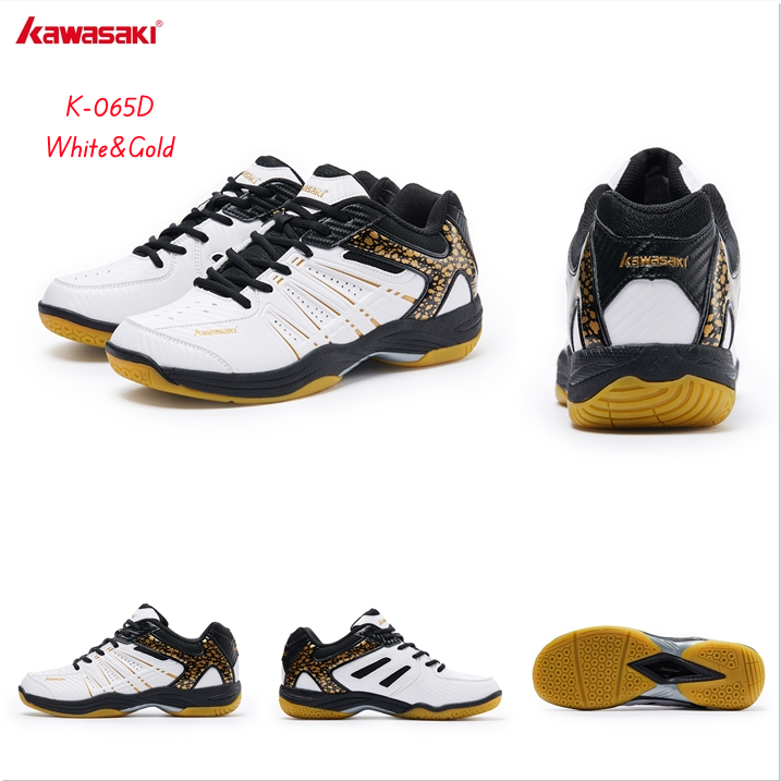 Kawasaki Pickleball Shoes Sneakers Shoes K-065D Professional Badminton Shoes Breathable Anti ...