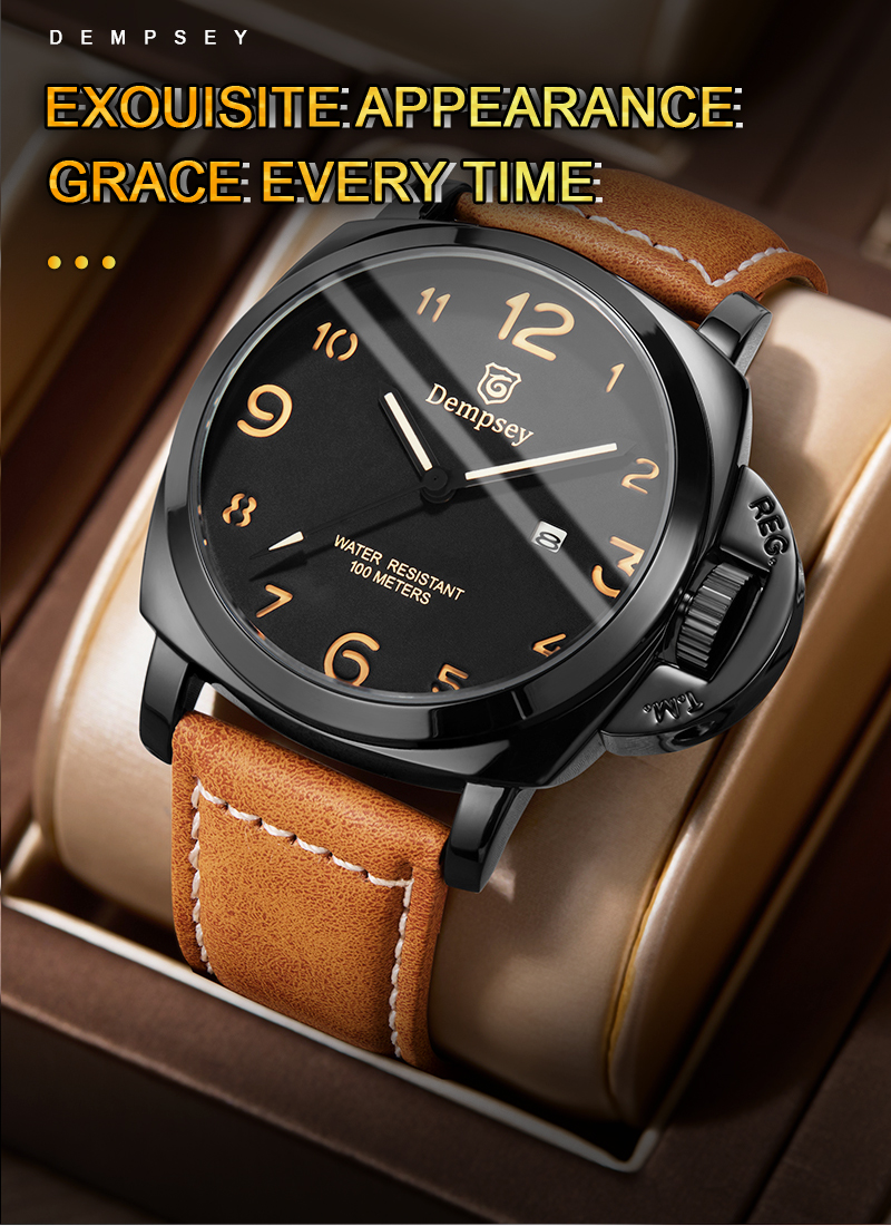 DEMPSEY Automatic Mechanical Watch for Men Jam Tangan Lelaki Original ...