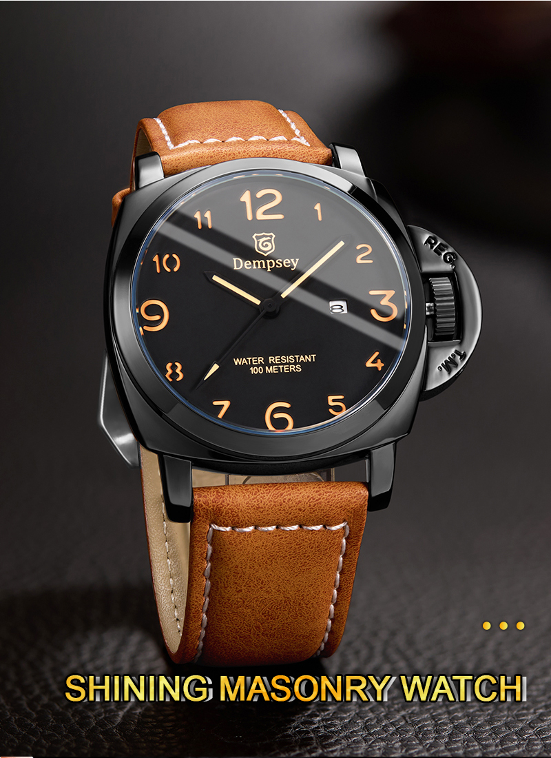 DEMPSEY Automatic Mechanical Watch for Men Jam Tangan Lelaki Original ...