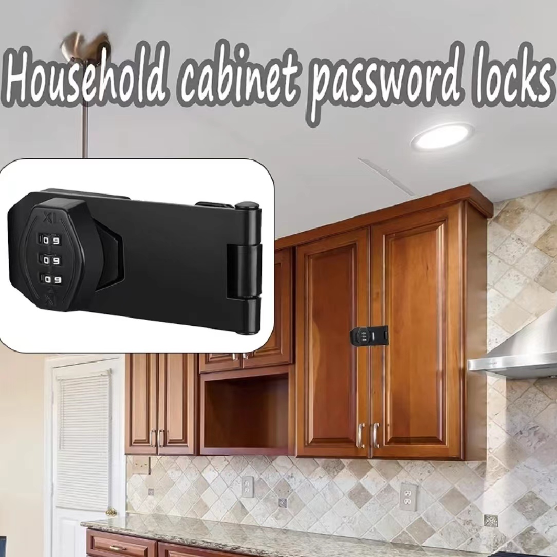 California Combination Lock Bolt Safety Hasp Lock Keyed Hasp Anti-theft ...