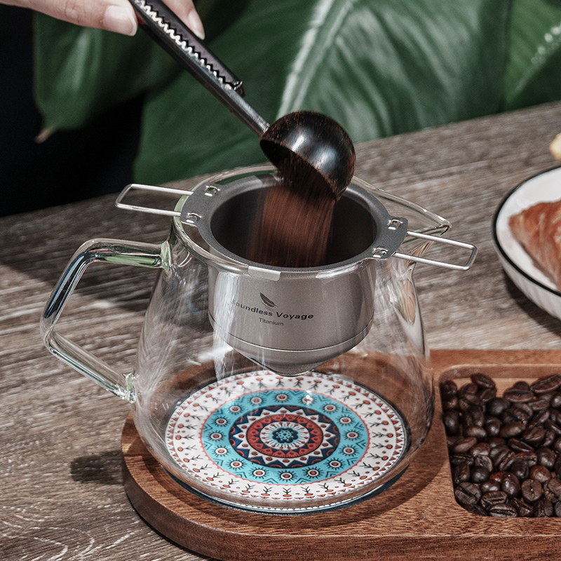 Boundless Voyage Titanium Coffee Mesh Filter Pour Over Paperless Coffee ...