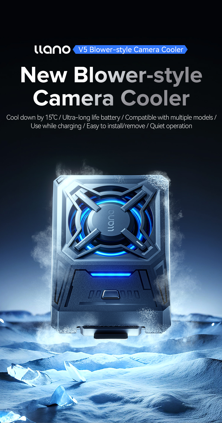 Llano Camera Cooling Fan Spring Telescopic Mounting Adjustable Mini ...