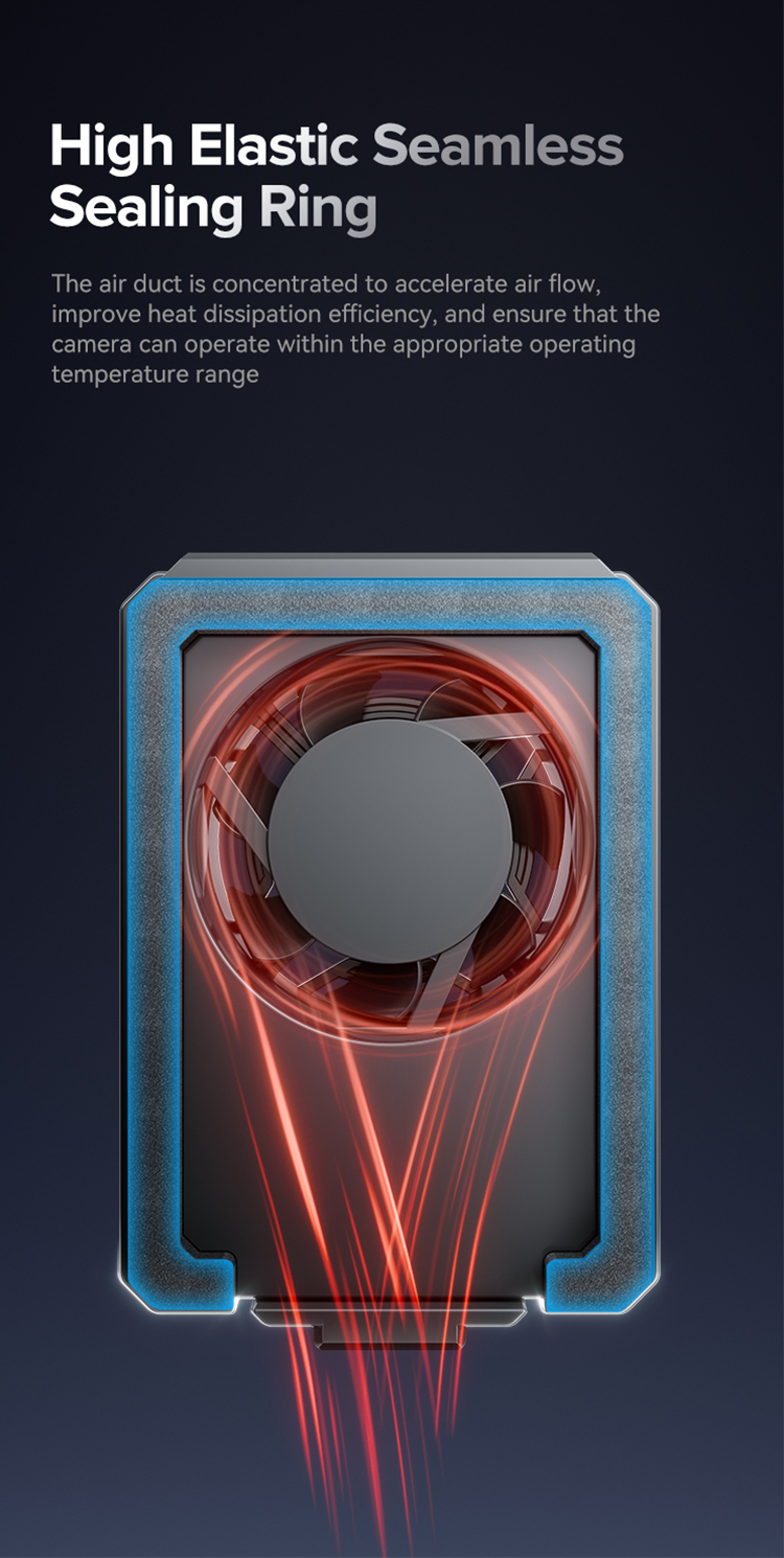 Llano Camera Cooling Fan Spring Telescopic Mounting Adjustable Mini ...