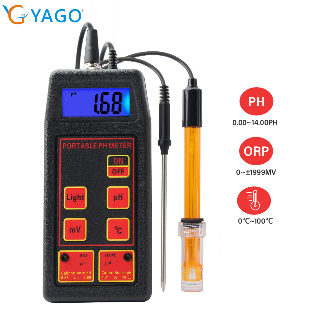 PH8424 Acidity Meter Water Quality PH meter, ORP Oxidation-reduction Aquarium Tank Aquaculture ...